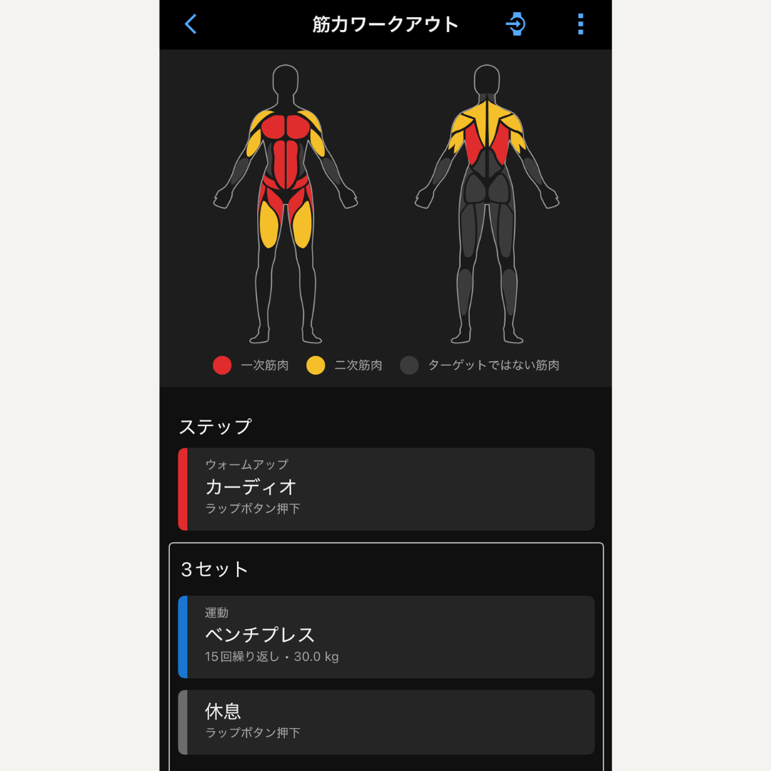 ガーミン 筋トレモード活用術｜構造化ワークアウトで圧倒的筋力アップ | めぐり日和